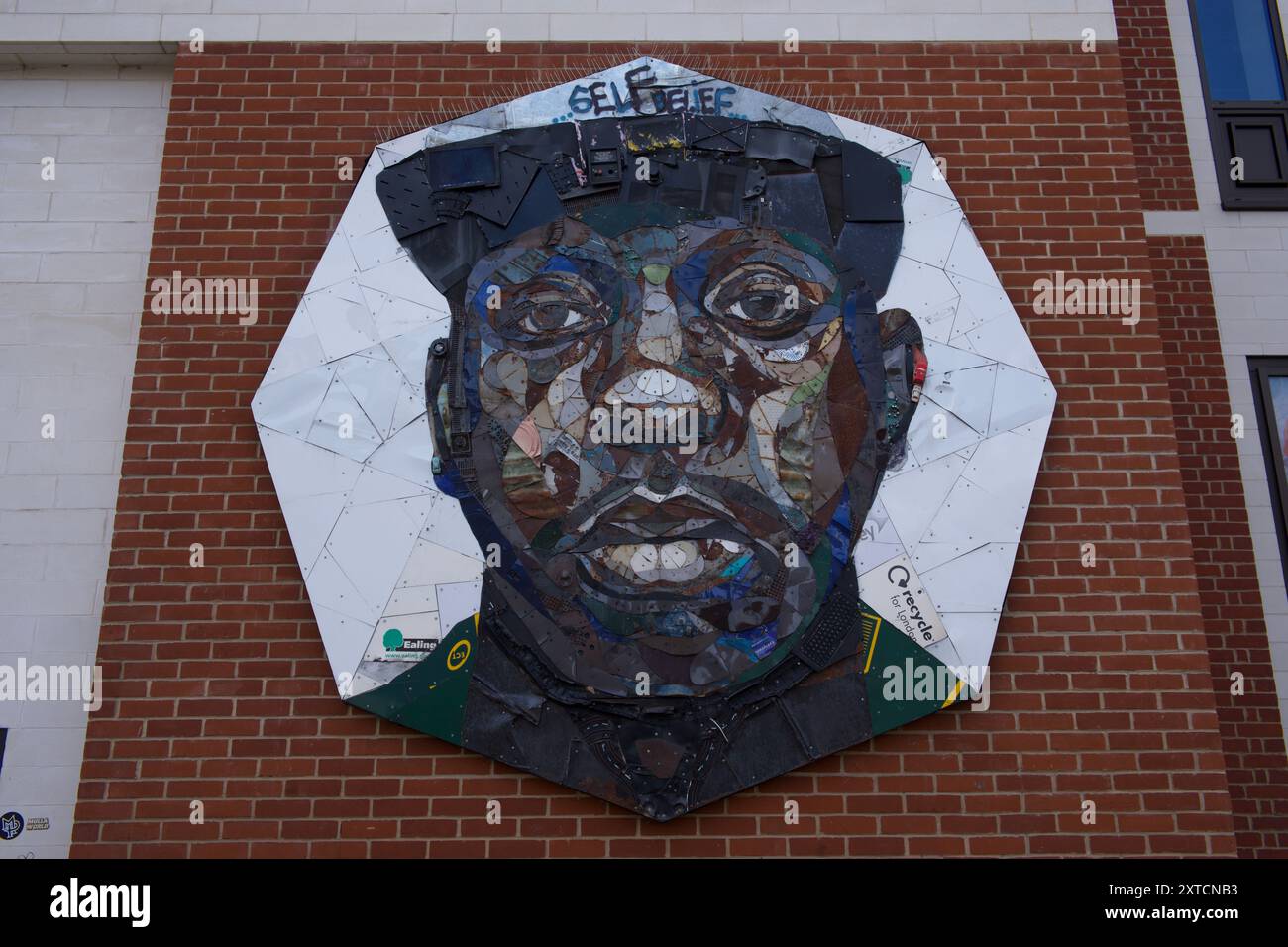 Portrait of Jamal Edward by Matt Small on the wall of Everyone Active ...
