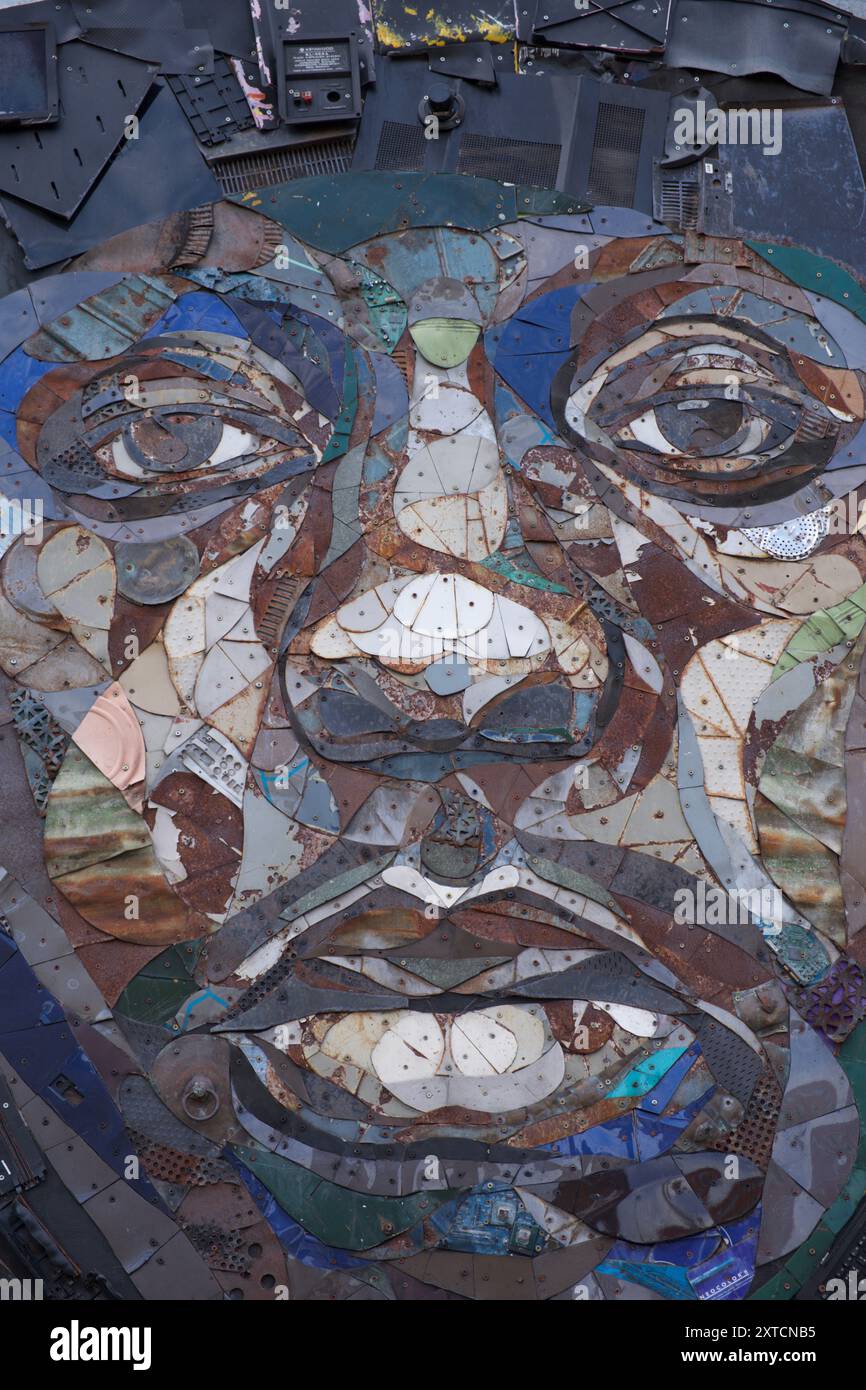 Portrait of Jamal Edward by Matt Small on the wall of Everyone Active ...