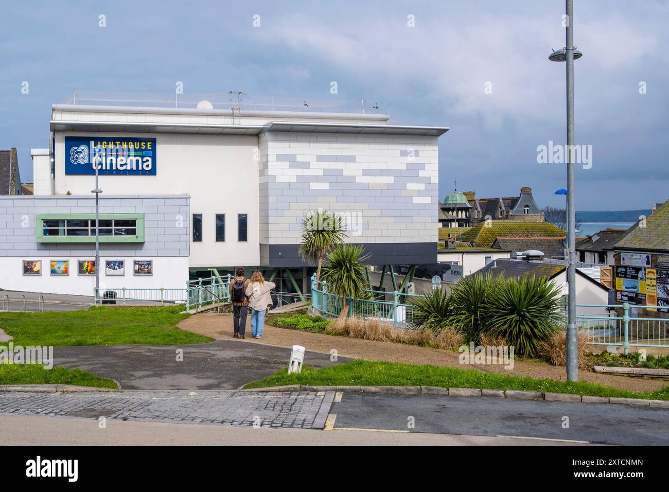 The Lighthouse Cinema building in Newquay town centre in Cornwall in ...