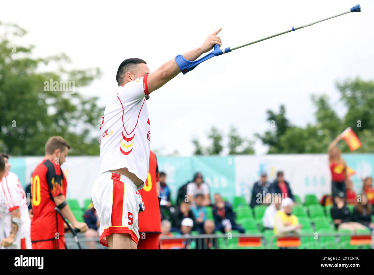 England (white) vs Germany (Red) European Amputee Football Championship ...