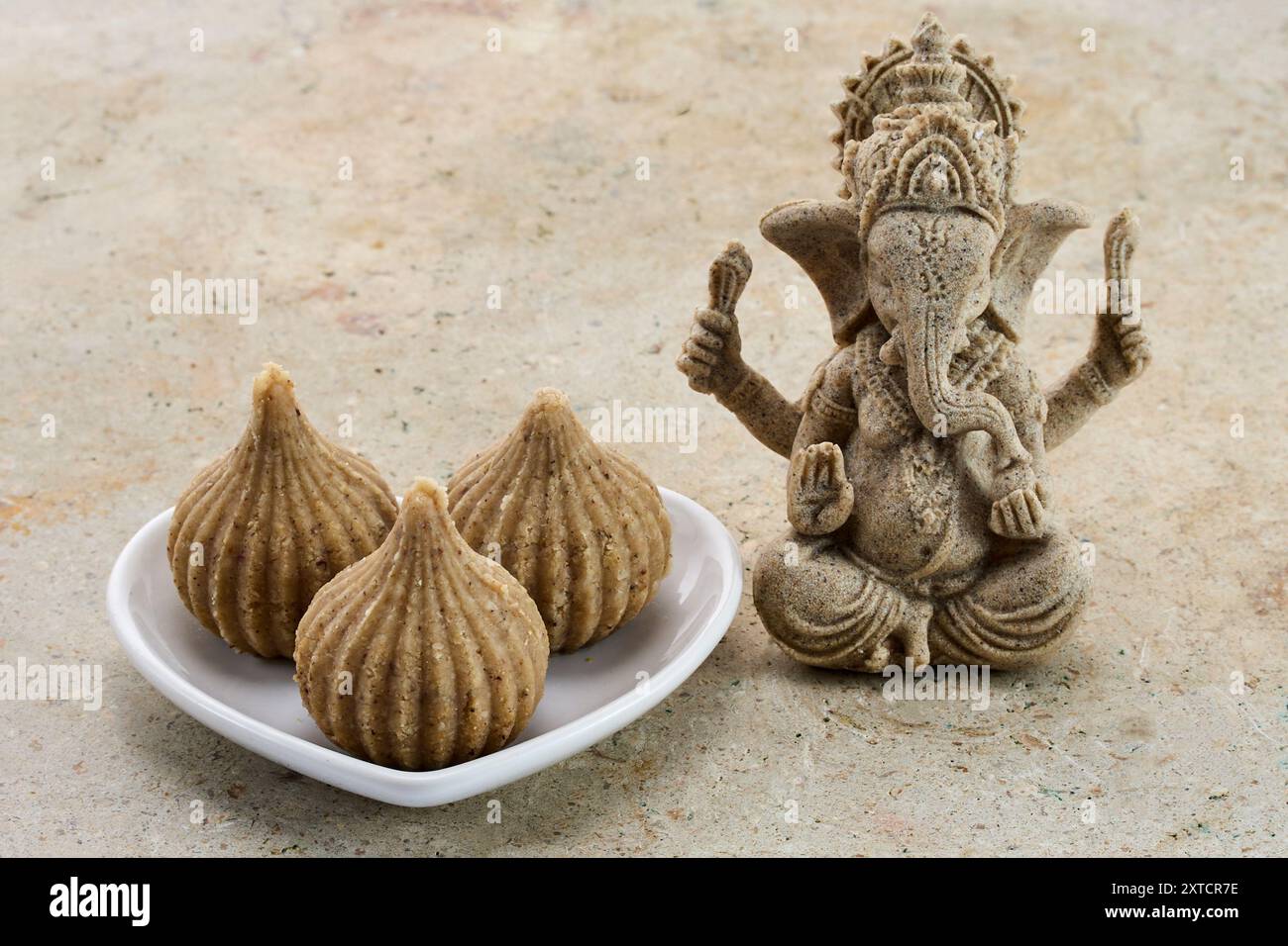 Ganesh Chaturthi Festival. Ganesh with Modak Stock Photo - Alamy
