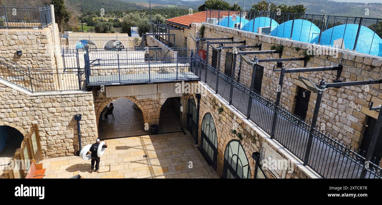 The tomb of Shimon bar Yochai or Kever Rashbi on Mount Meron is the ...