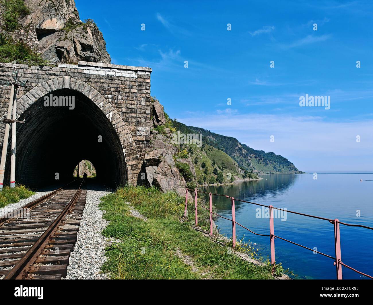Old tunnel on Circum-Baikal Railway Stock Photo - Alamy