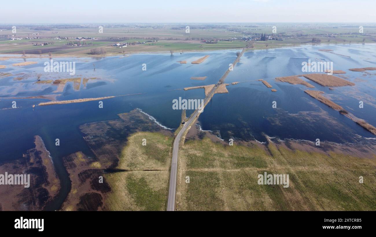 rural areas flooded by the river Stock Photo - Alamy
