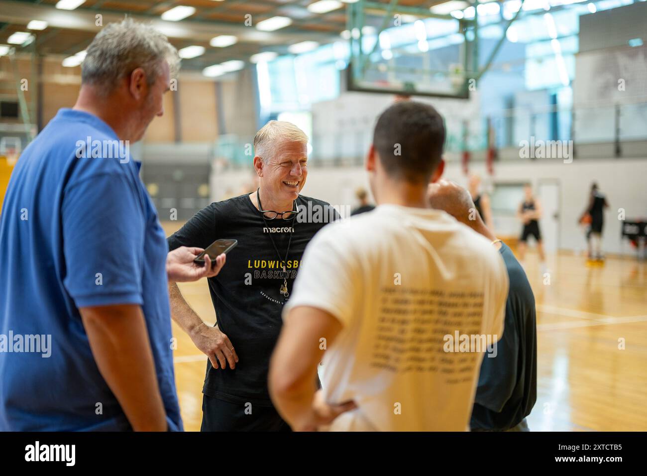 John Patrick (MHP Riesen Ludwigsburg, Head-Coach), Interview, GER, MHP ...