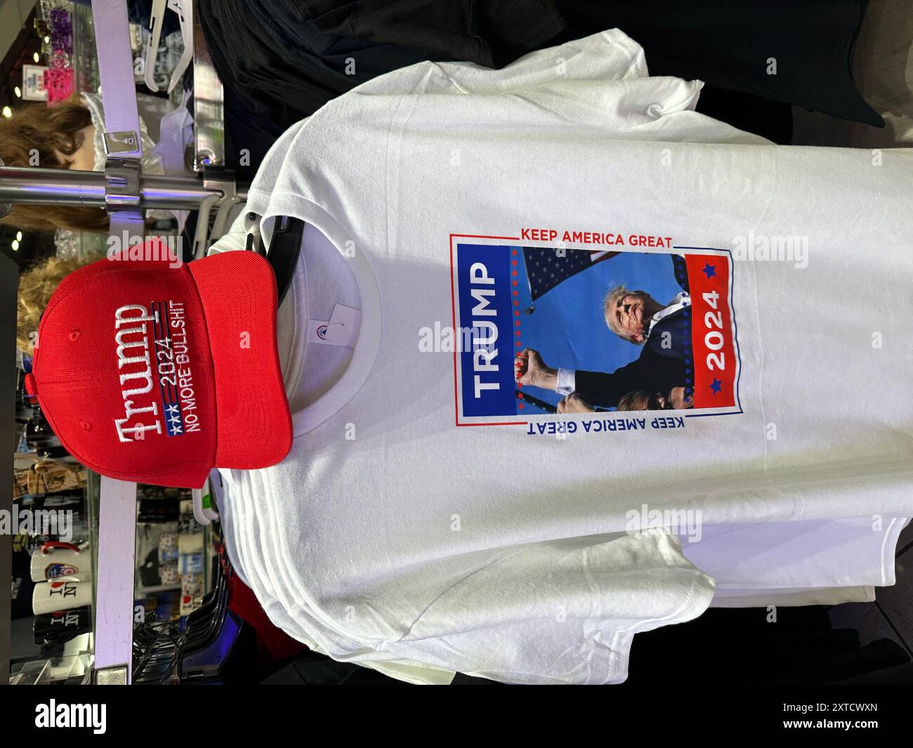 AMERICAN PRESIDENTIAL CAMPAIGN MERCHANDISING IN NEW YORK STORES Stock ...