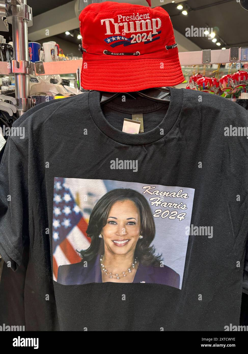 AMERICAN PRESIDENTIAL CAMPAIGN MERCHANDISING IN NEW YORK STORES Stock ...