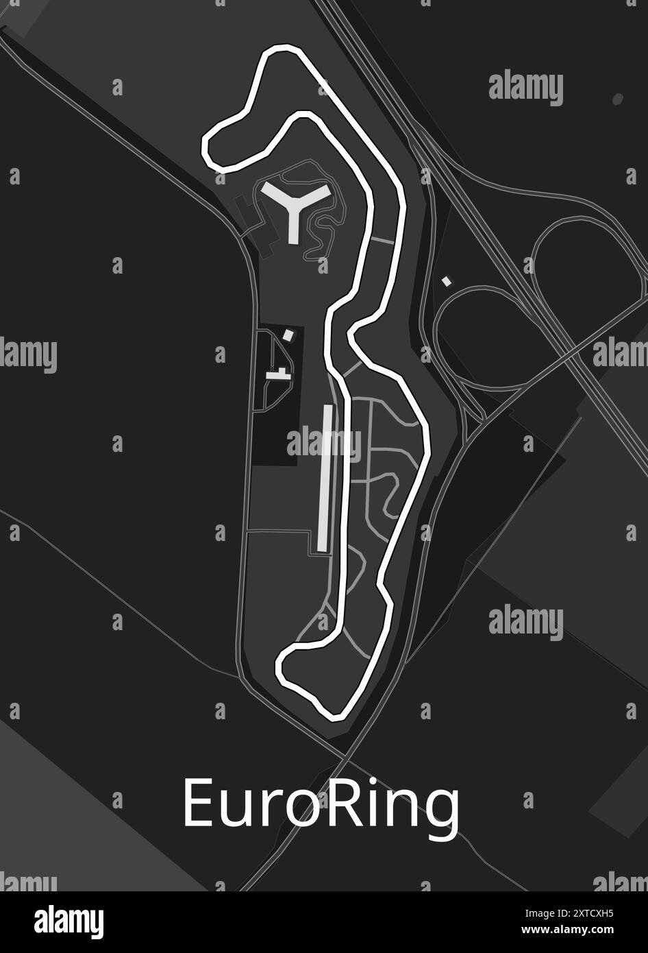 Ring road sign Black and White Stock Photos & Images - Alamy