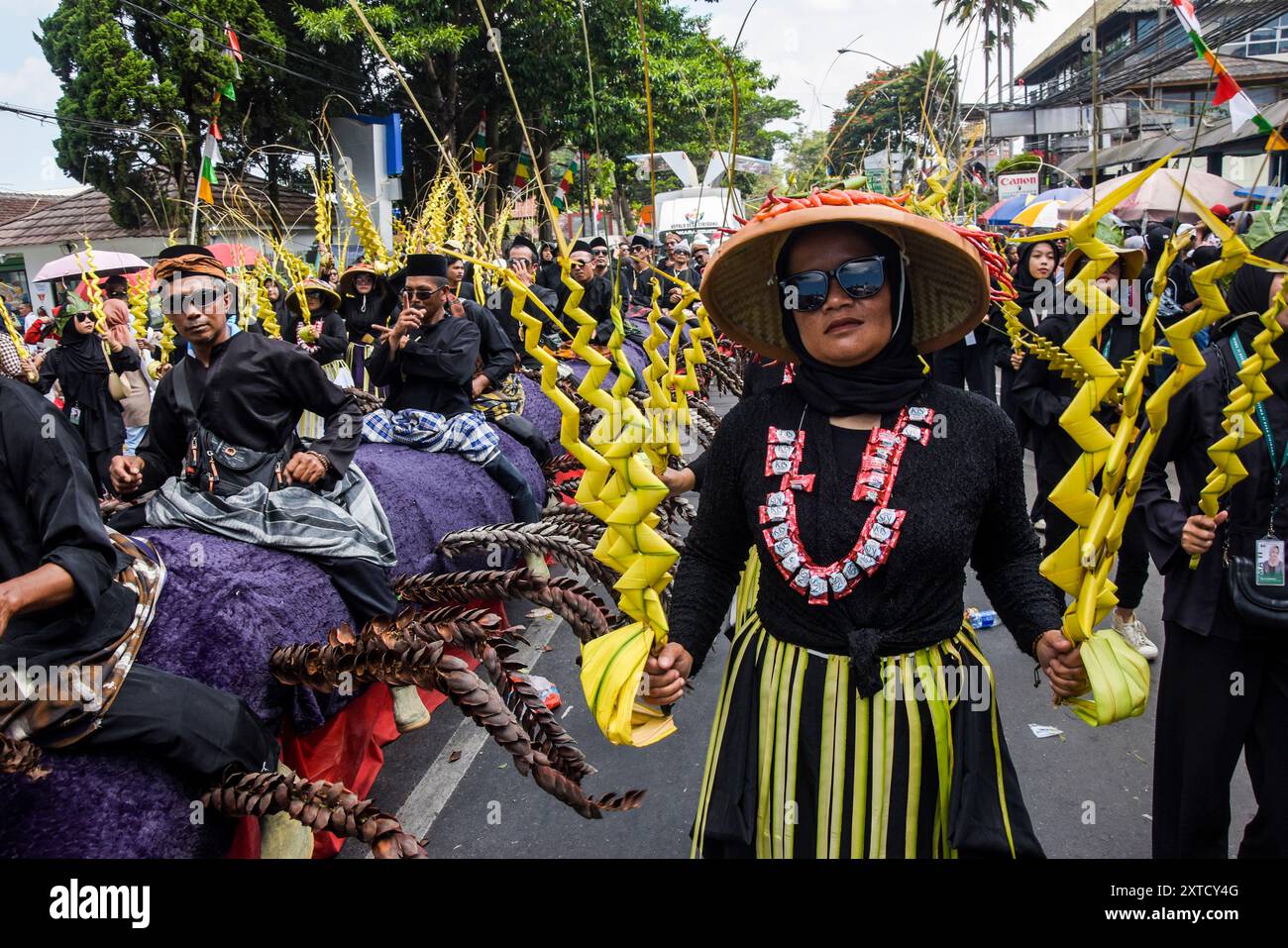 August 14, 2024, West Bandung Regency, West Java, Indonesia: Residents ...