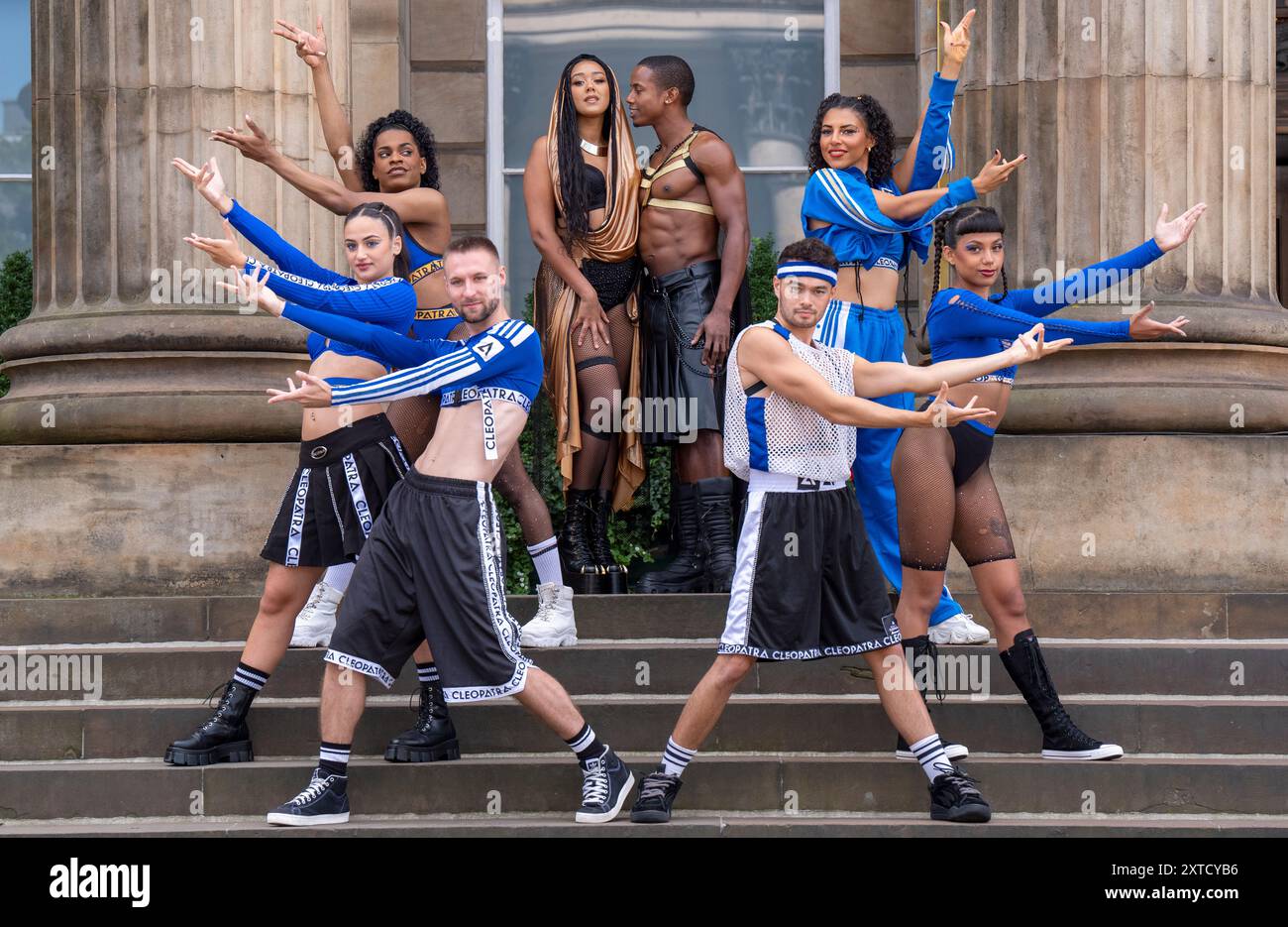 Emilie Louise Israel as Cleopatra and Marcellus Whyte as Mark Antony ...
