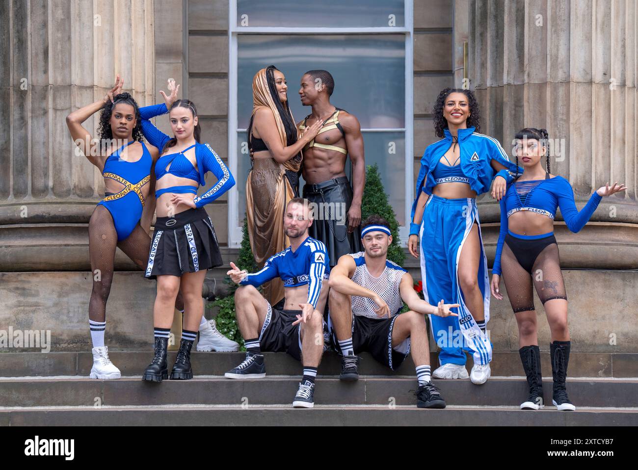 Emilie Louise Israel as Cleopatra and Marcellus Whyte as Mark Antony ...