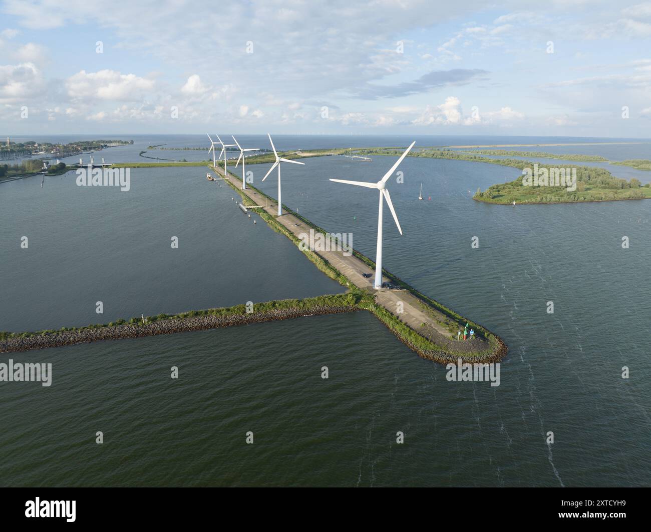 Aerial wind turbines renewable energy hi-res stock photography and ...