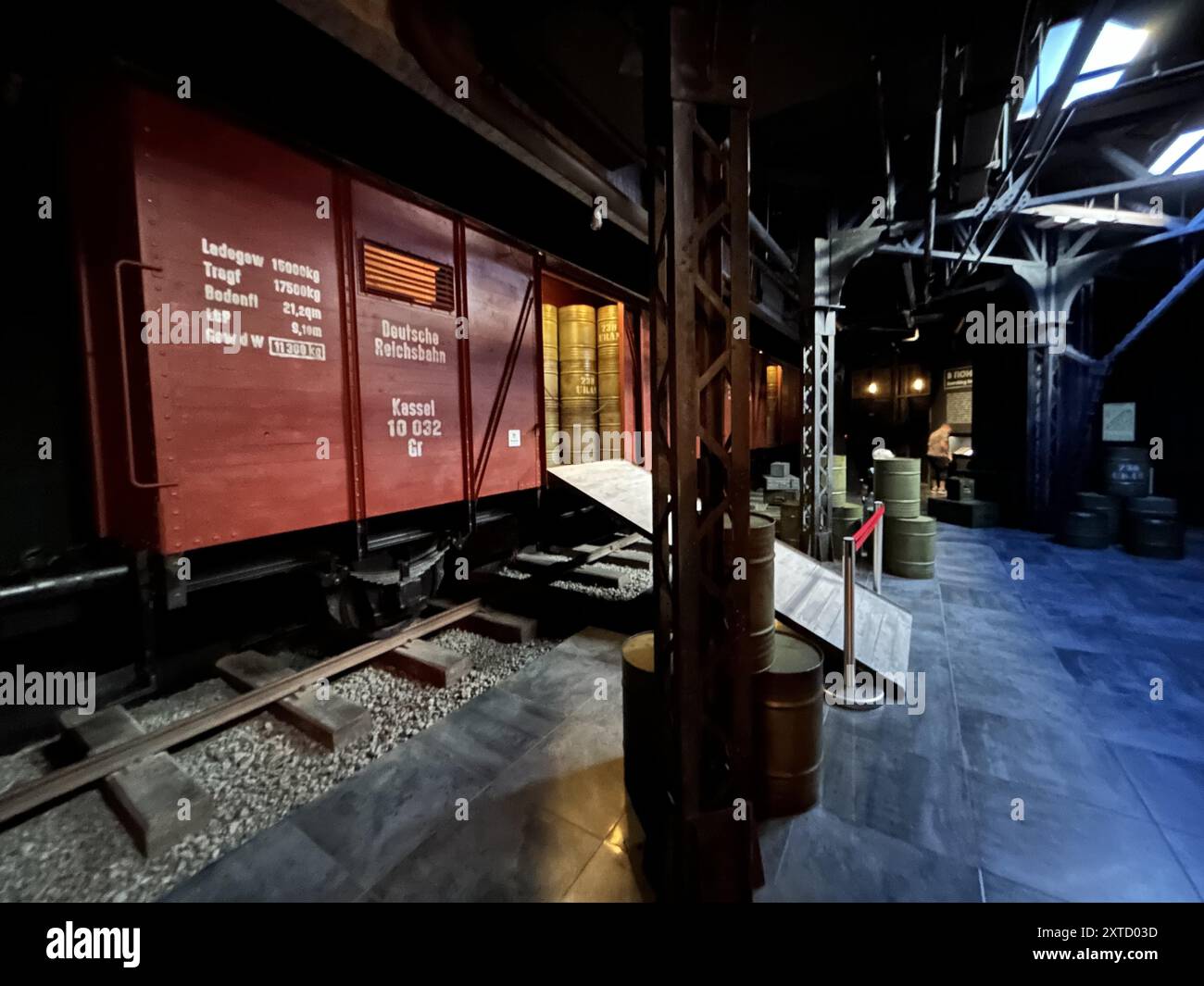 Moskau, Russia. 04th Aug, 2024. A reconstructed German railroad station ...