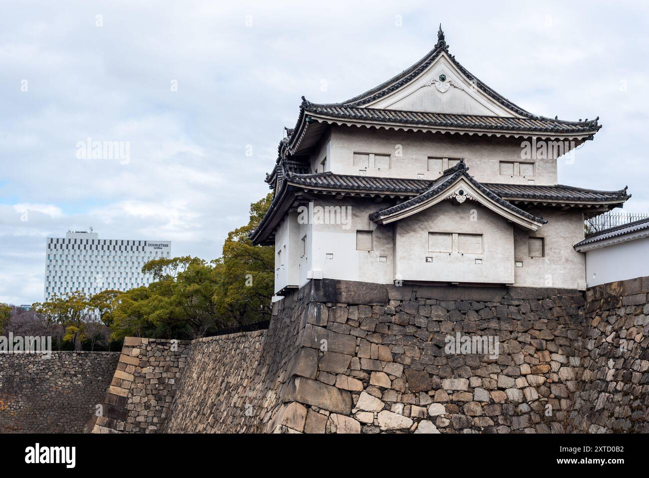 Osaka castle, one of the most famous castles and tourist landmarks in ...