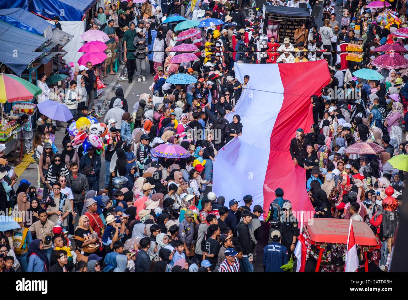 August 14, 2024, West Bandung Regency, West Java, Indonesia: Residents ...