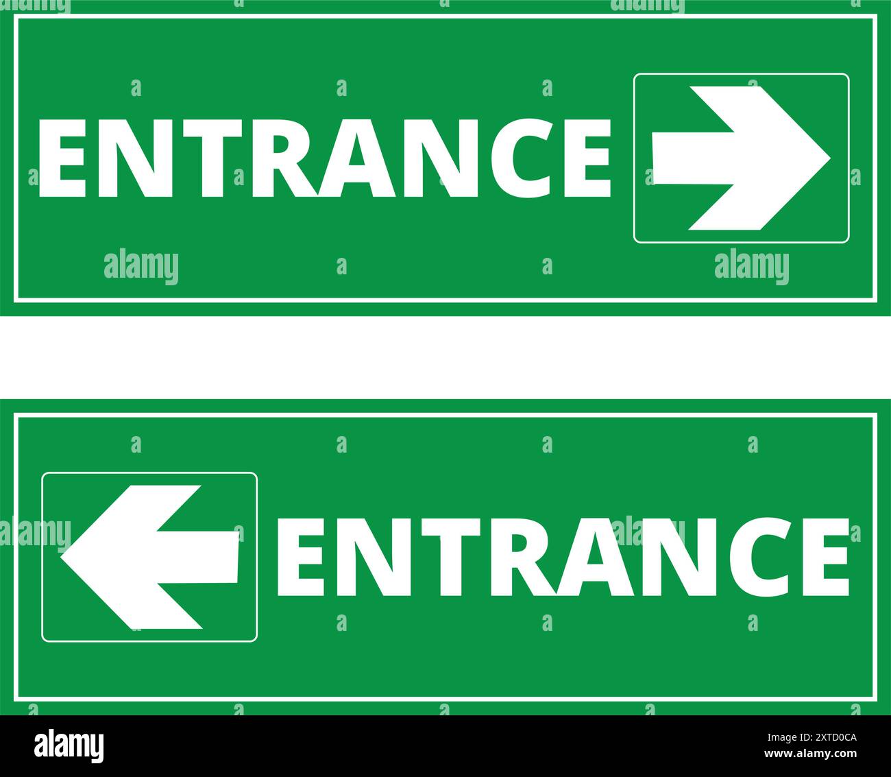 Entrance arrow Stock Vector Images - Alamy