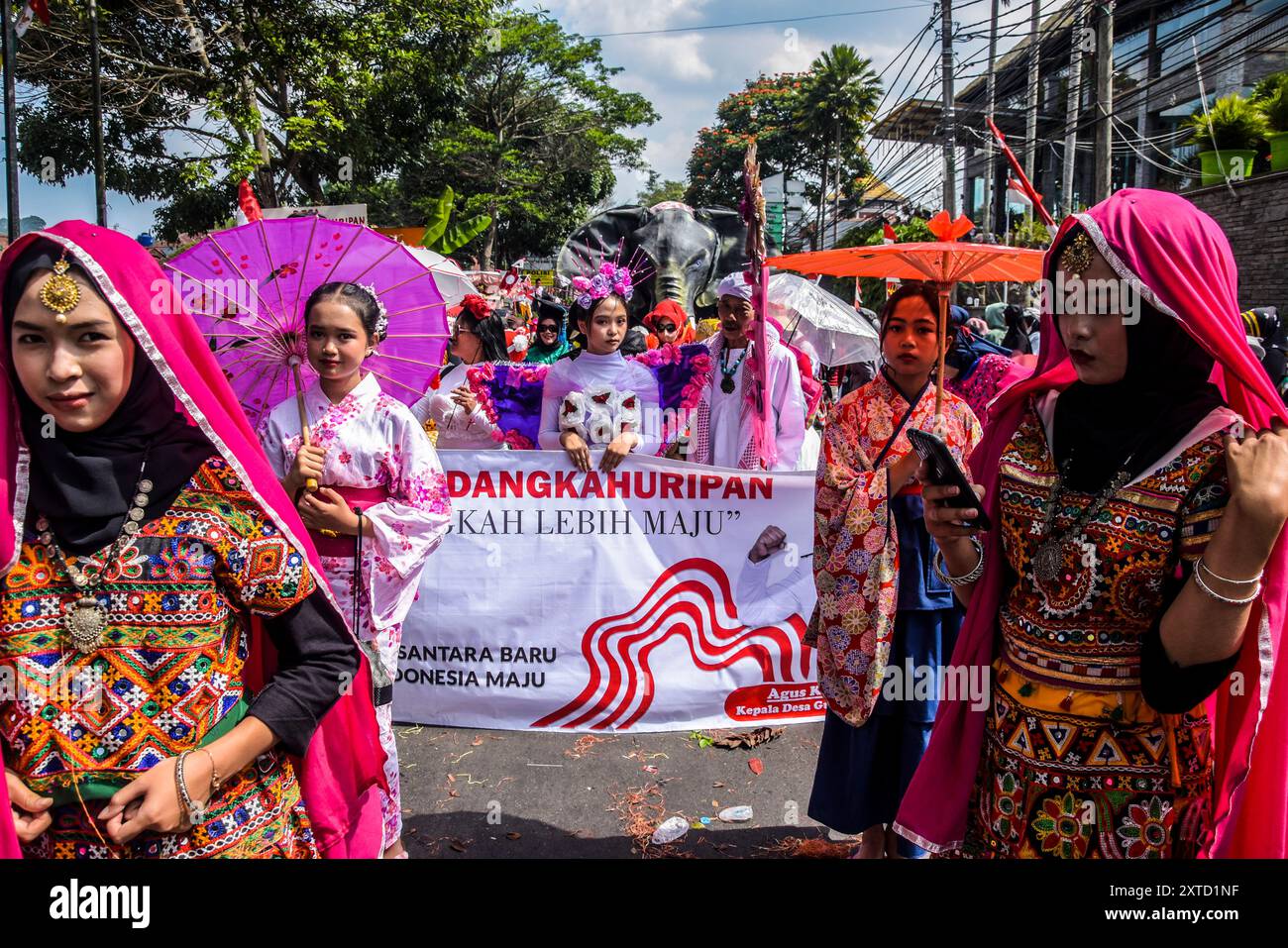 August 14, 2024, West Bandung Regency, West Java, Indonesia: Residents ...