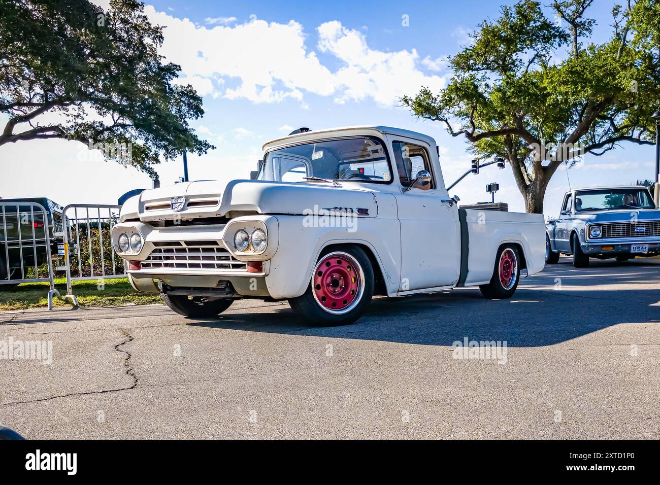 Gulfport, MS - October 02, 2023: Low perspective front corner view of a ...