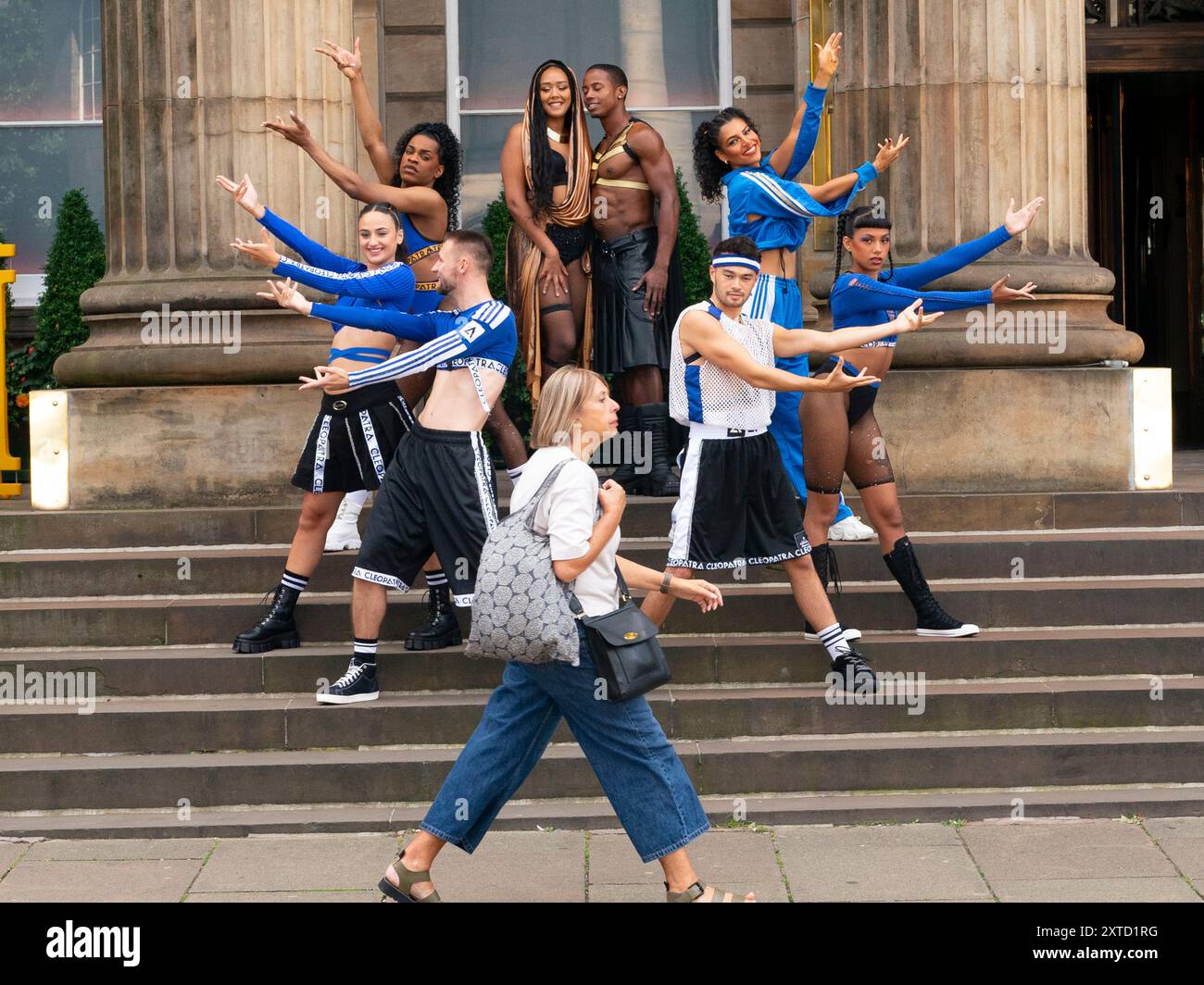 Edinburgh, Scotland, UK. 14th August 2024. Cast members from the show ...