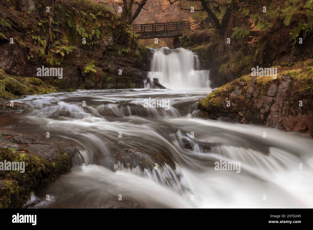 Beautiful scenic waterfall in full hi-res stock photography and images ...