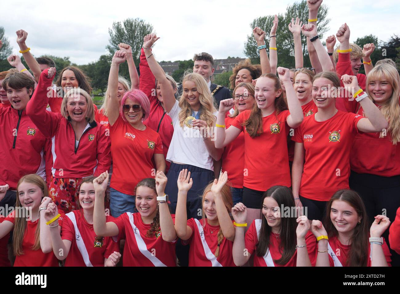 Members of Bann Rowing Club in Coleraine in Northern Ireland, welcome ...