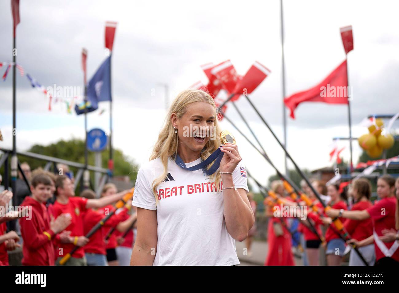 Members of Bann Rowing Club in Coleraine in Northern Ireland, welcome ...
