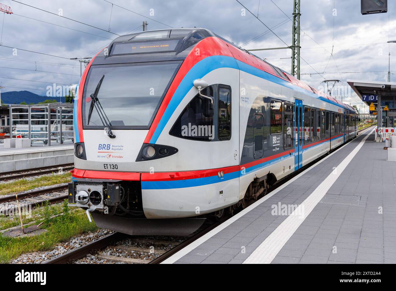 Stadler FLIRT Regionalbahn Regionalzug der BRB Bayerische Regiobahn in ...