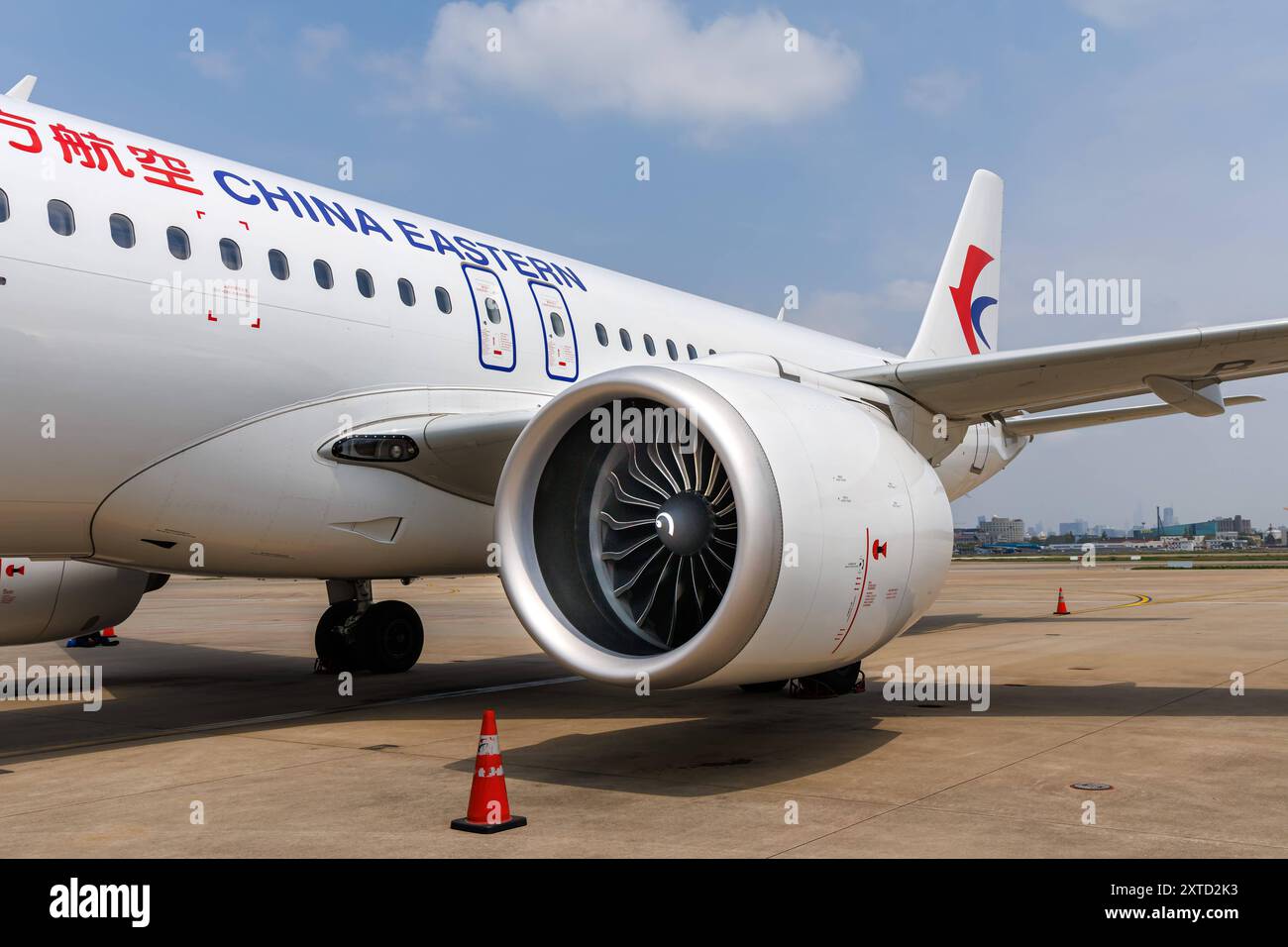 CFM LEAP-1C Triebwerk am COMAC C919 Flugzeug der China Eastern am ...
