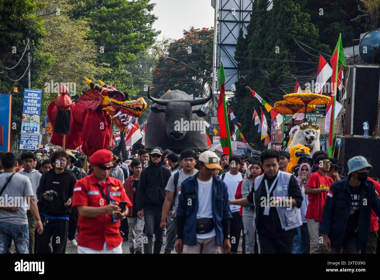August 14, 2024, West Bandung Regency, West Java, Indonesia: Residents ...