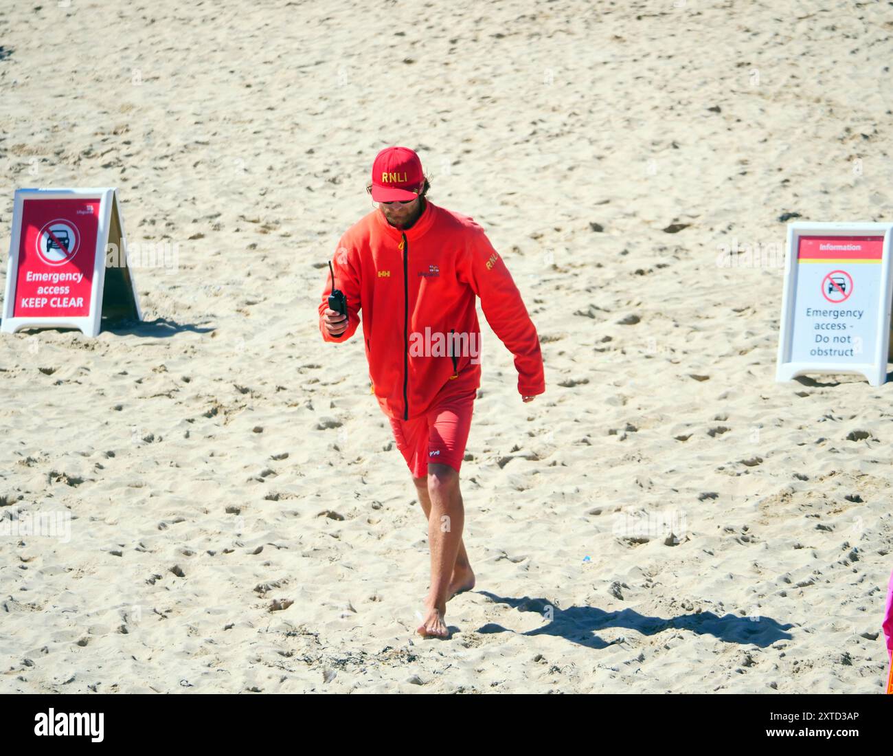 A Red Flag beach safety shutdown for thousands of visitors. RNLI ...