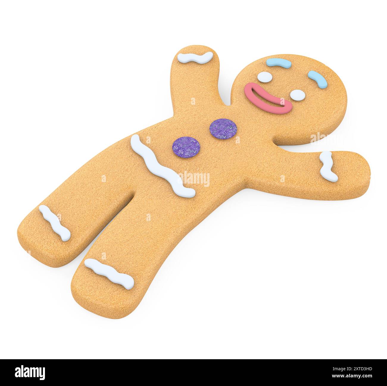 Gingerbread man 3d hi-res stock photography and images - Alamy