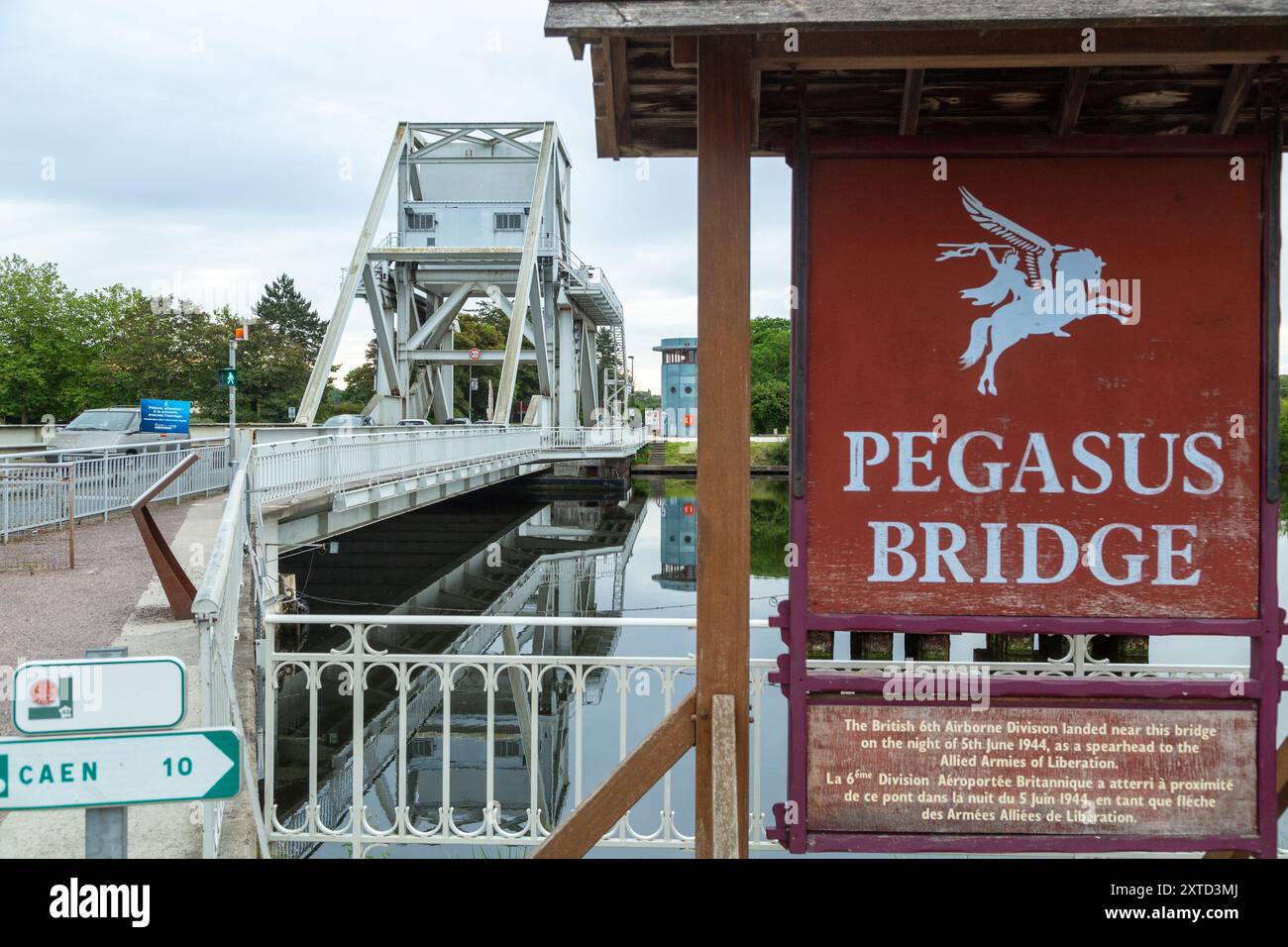 Pegasus Bridge, originally called the Bénouville Bridge after the ...