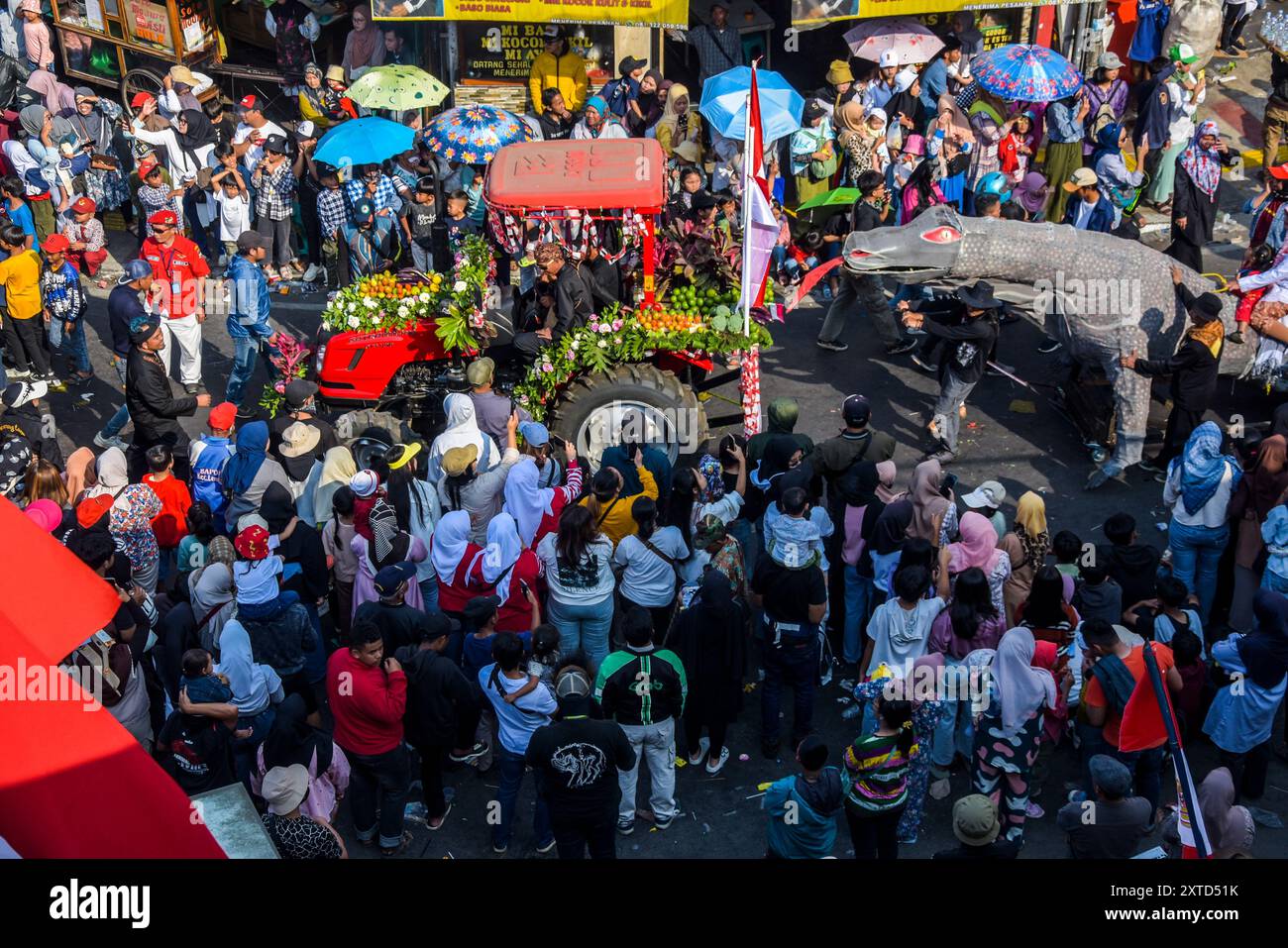 August 14, 2024, West Bandung Regency, West Java, Indonesia: Residents ...
