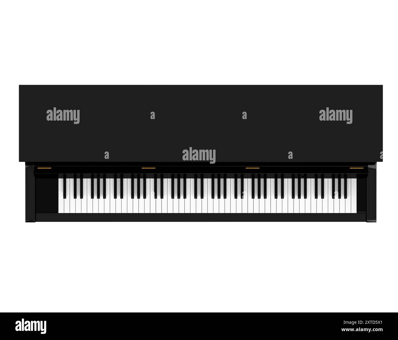 Upright Piano Isolated Stock Photo - Alamy