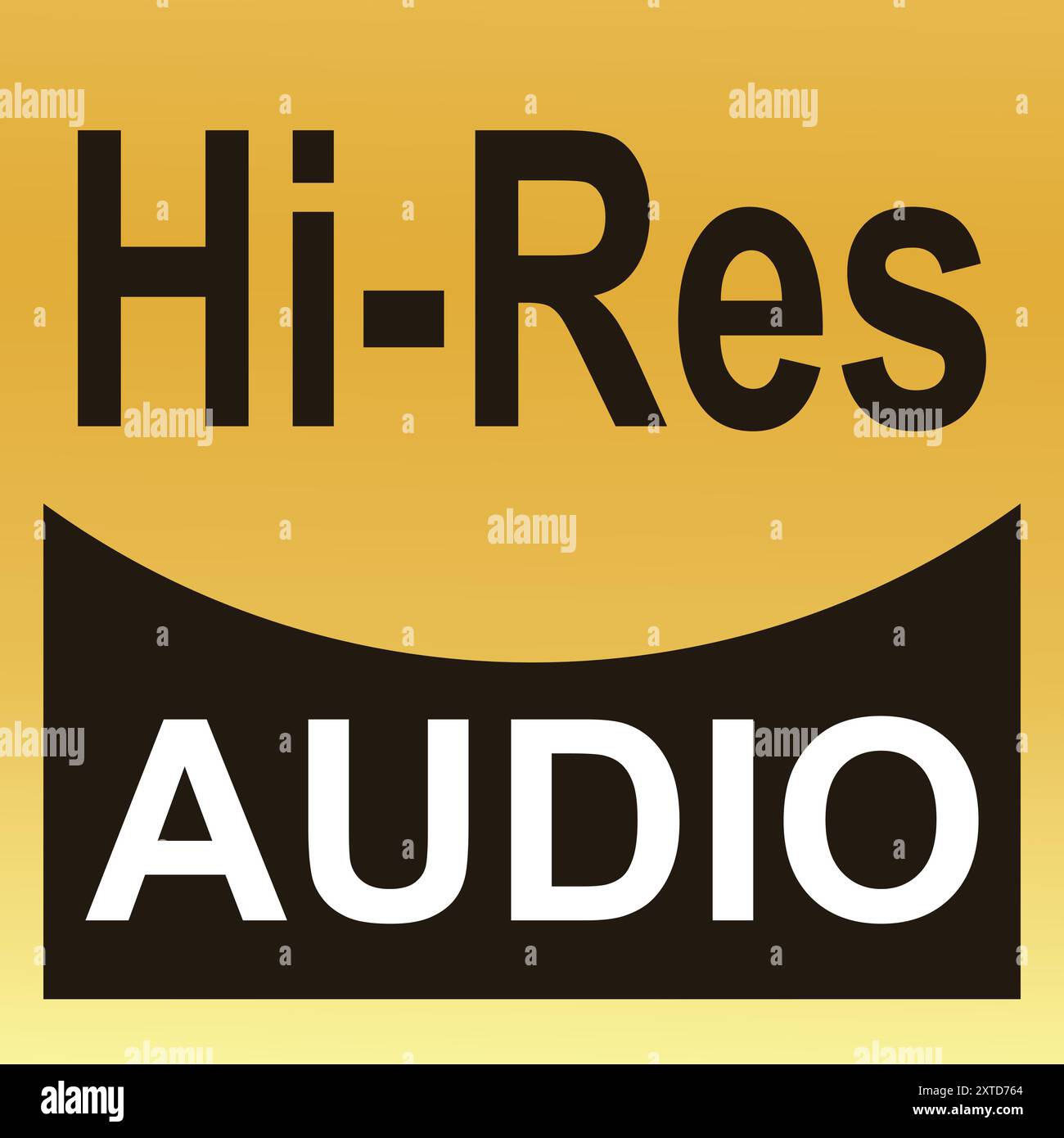 Hi res audio logo hi-res stock photography and images - Alamy
