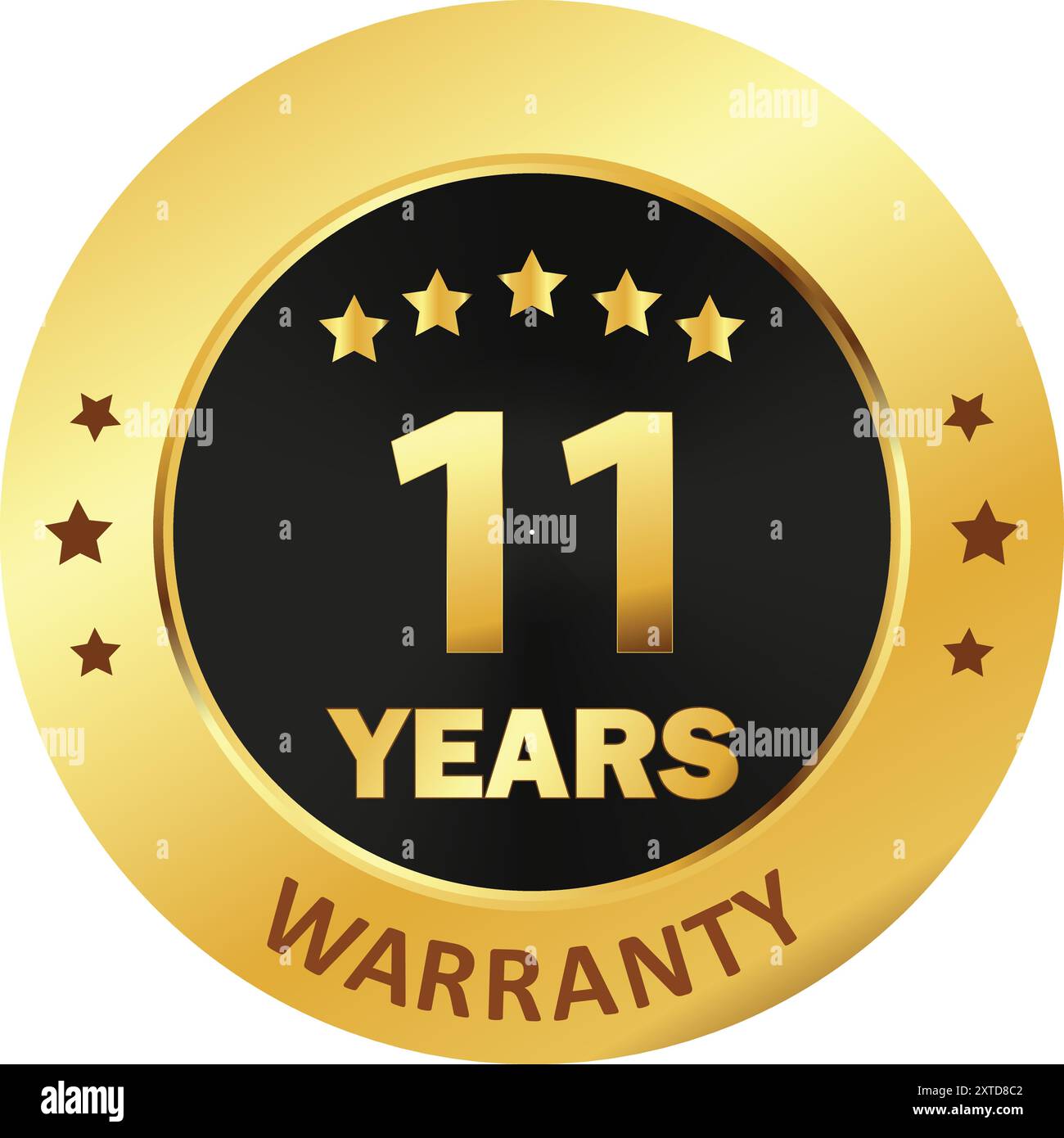 11 years Warranty Seal, warranty seal in Golden, eleven years warranty ...