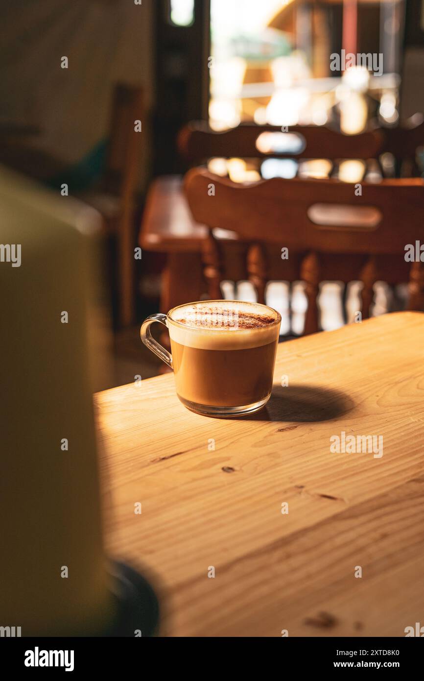 coffee shop store rustic background Stock Photo - Alamy