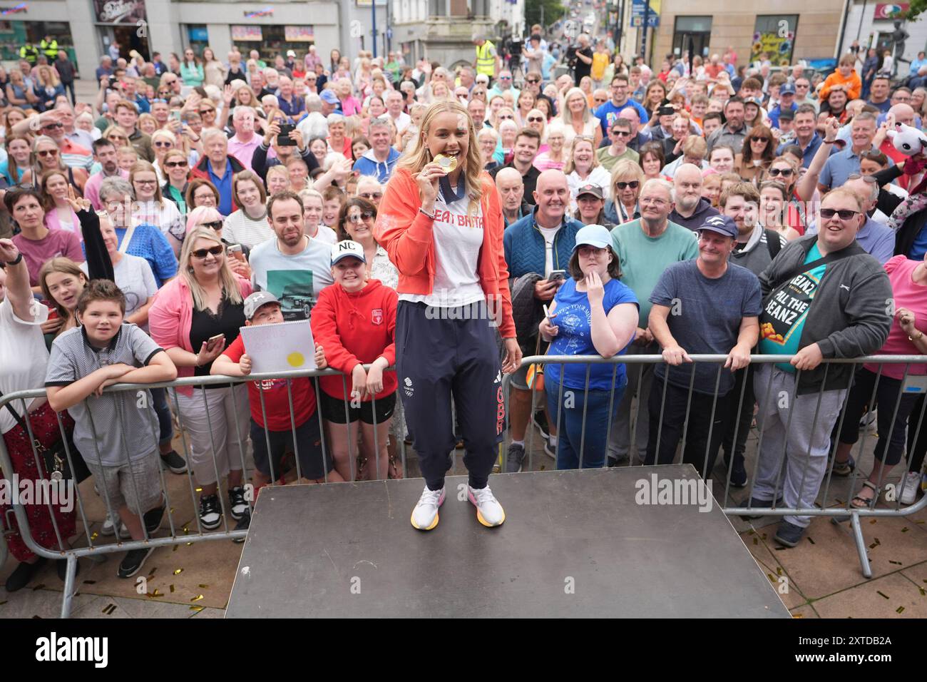 Team GB medal winner, rower Hannah Scott, who won gold in the Women's ...