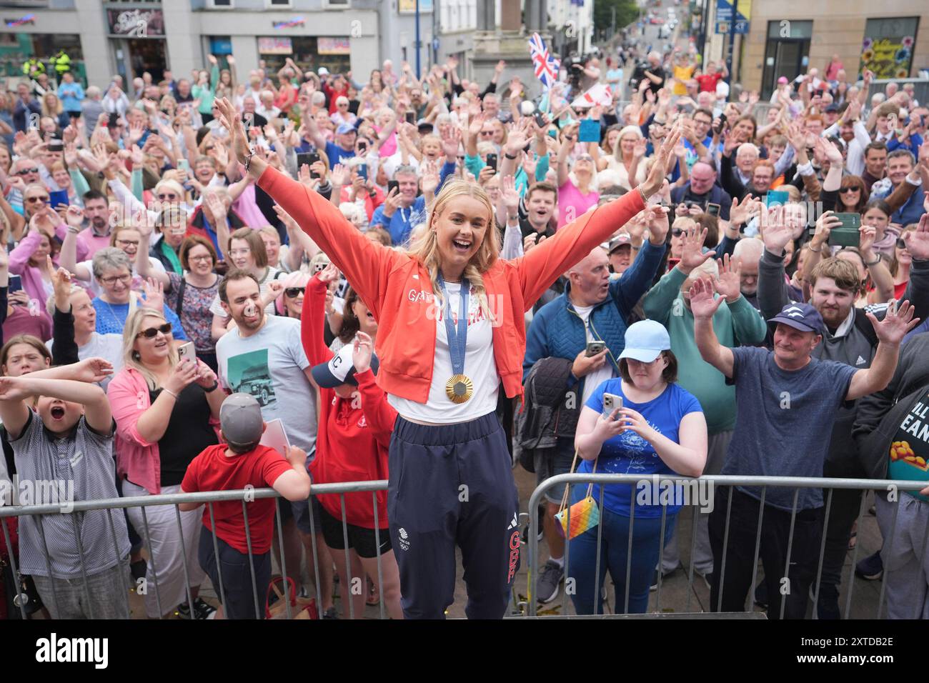 Team GB medal winner, rower Hannah Scott, who won gold in the Women's ...