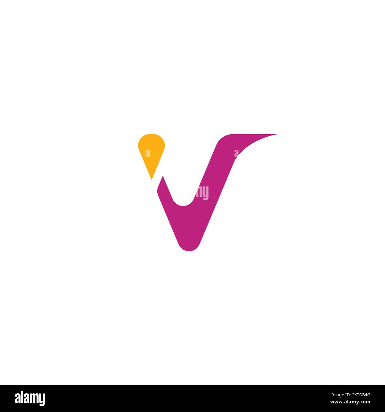 Letter V Logo Design. V Icon Stock Vector Image & Art - Alamy