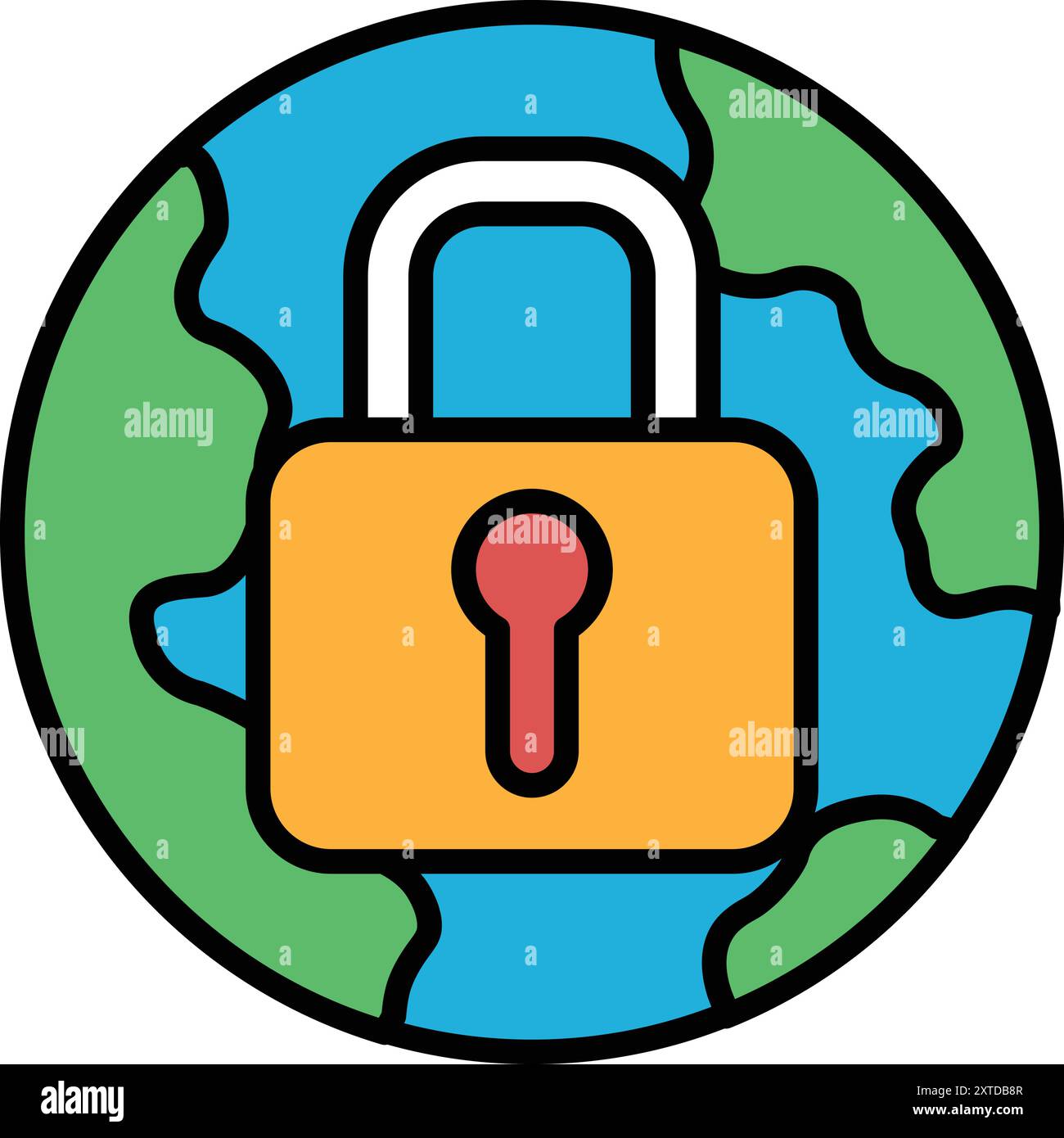 Keyhole surrounded Stock Vector Images - Alamy