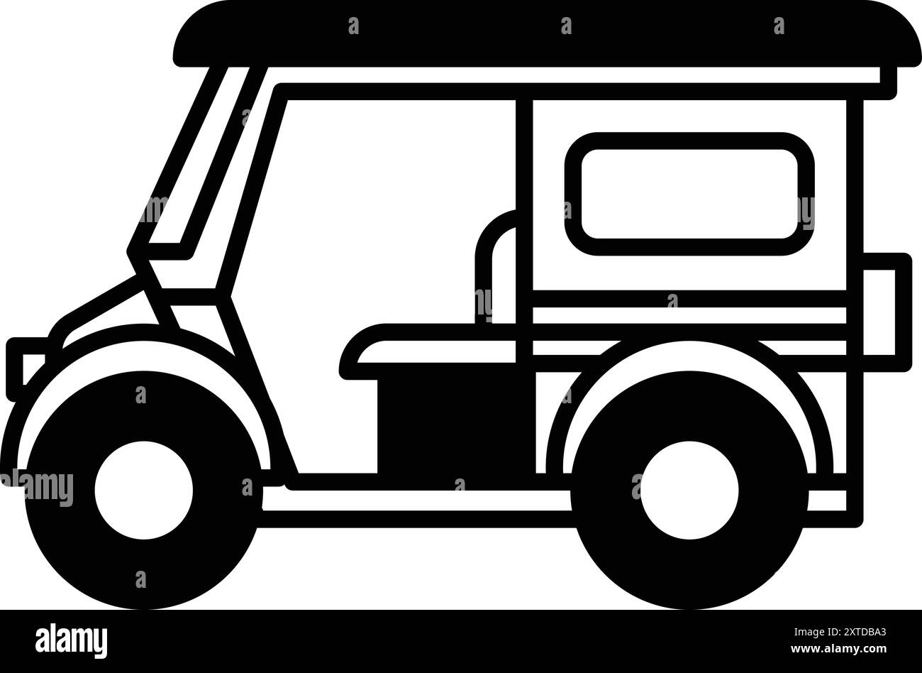 Tuk tuk icon vector vectors hi-res stock photography and images - Alamy