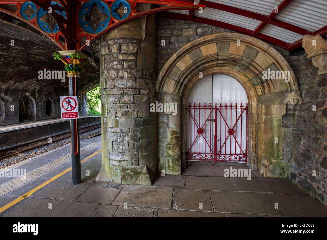 The Victorian first-class passenger entrance to the Imperial Hotel on ...