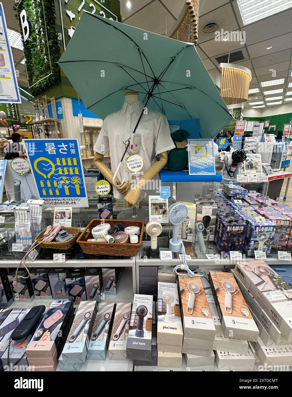 PORTABLE FANS IN A TOKYO STORE Stock Photo - Alamy