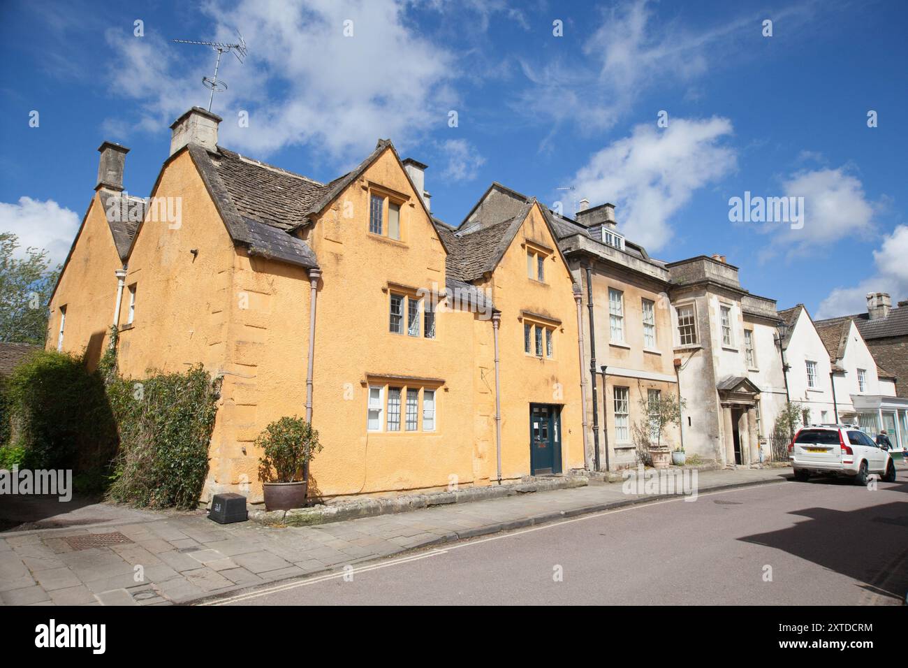 Views of buildings in Corsham, Wiltshire in the United Kingdom Stock ...