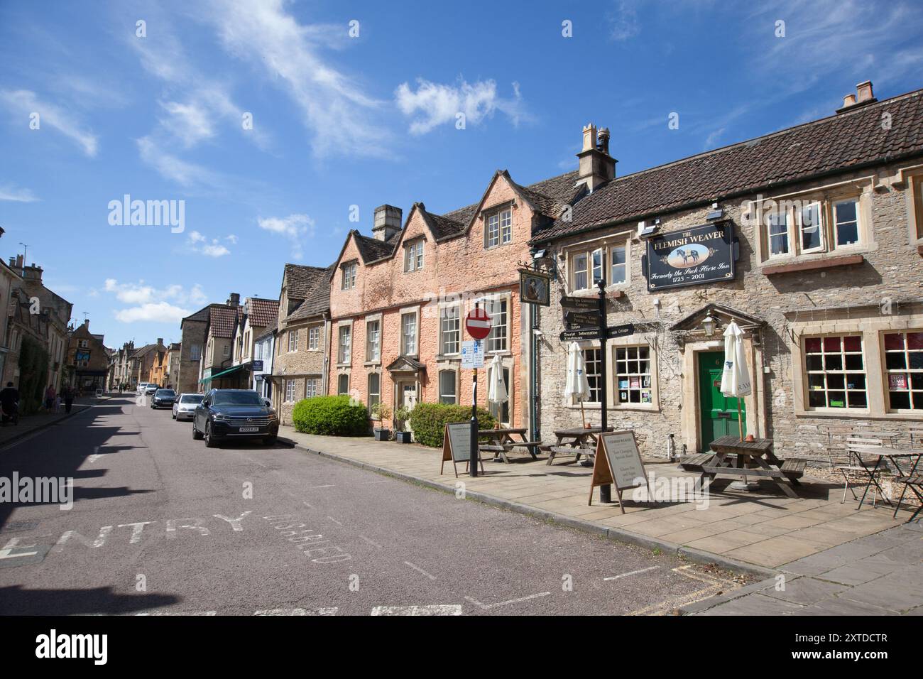 Views of buildings in Corsham, Wiltshire in the United Kingdom Stock ...