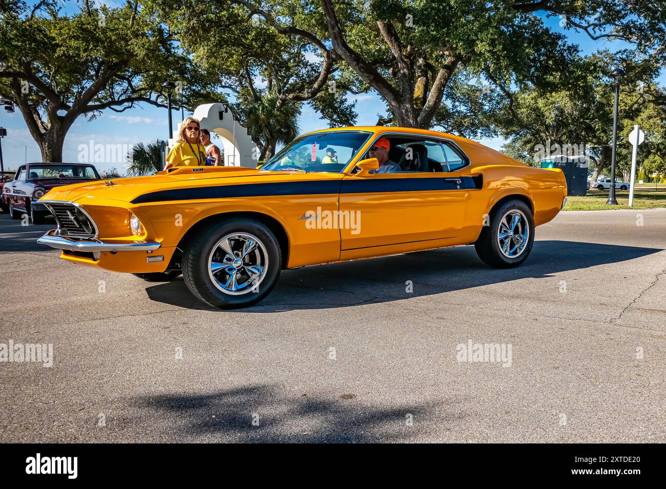 Gulfport, MS - October 02, 2023: Low perspective front corner view of a ...