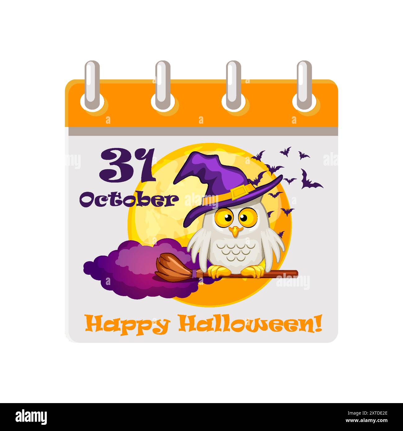 October moon calendar hi-res stock photography and images - Alamy