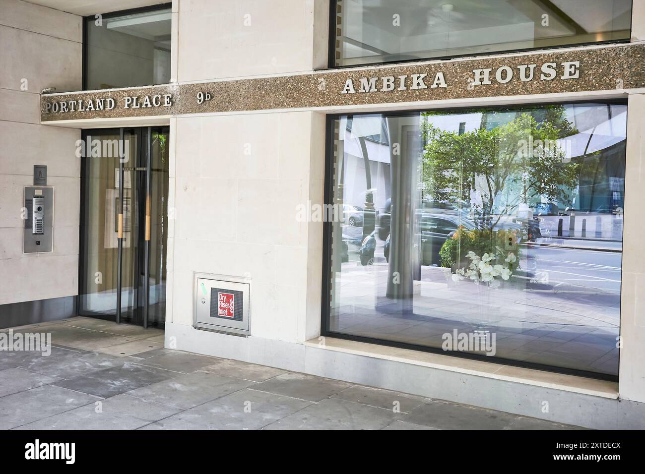 Ambika House, a mixed use building, Portland Place, London, England ...