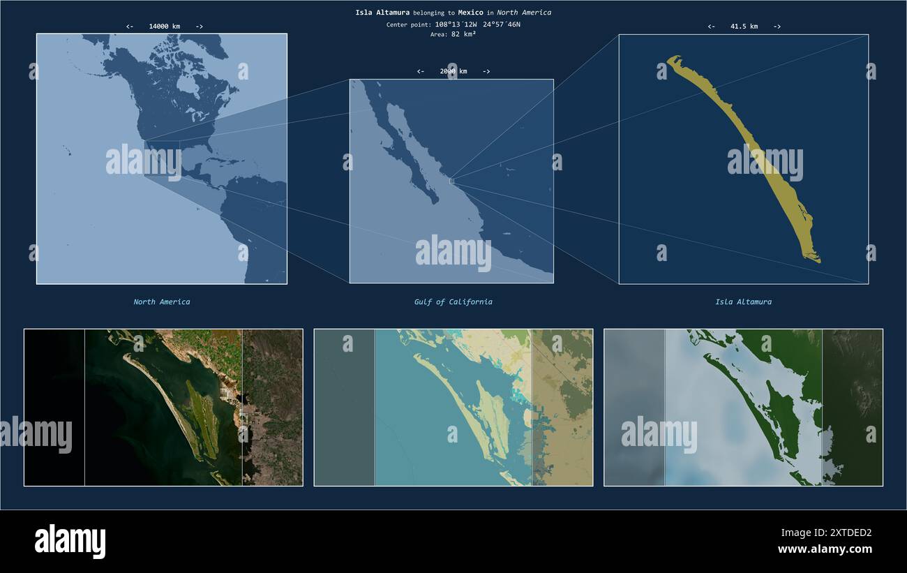 Isla Altamura in the Gulf of California - belonging to Mexico ...